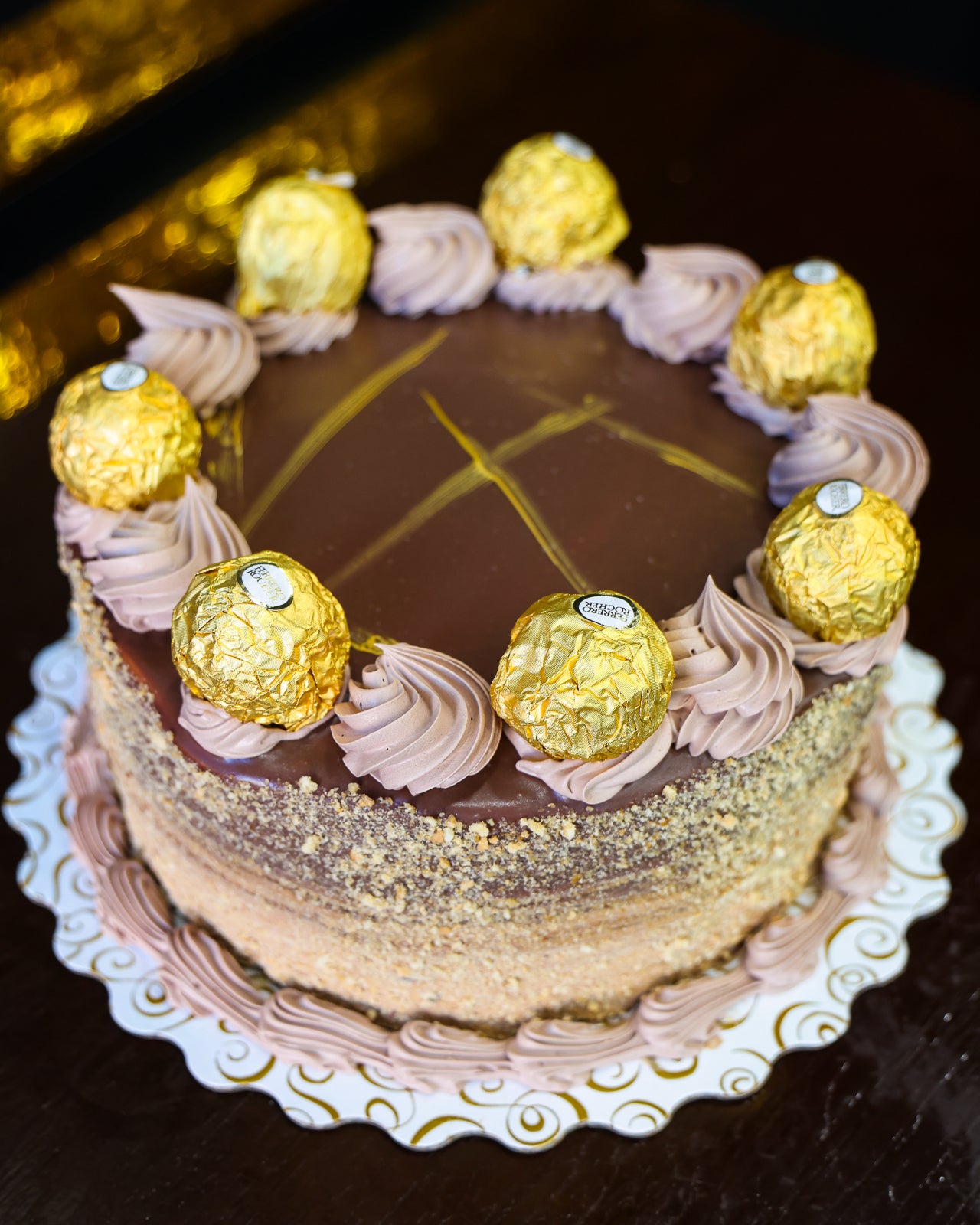 Ferrero Rocher Cake – Princes Pastries